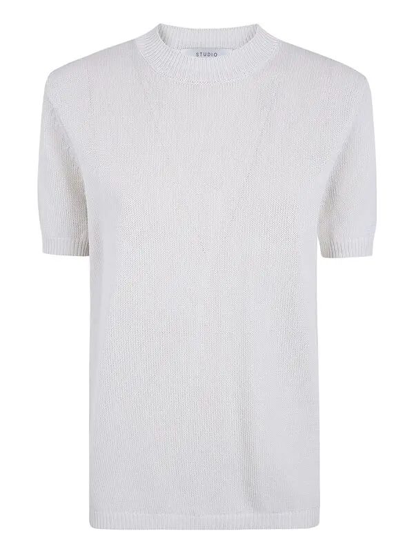 Studio Nicholson Short Sleeve Top - White