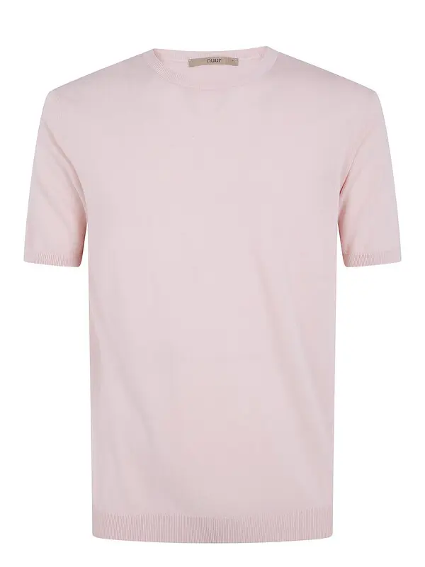 NUUR Crew Neck T-shirt - Pink