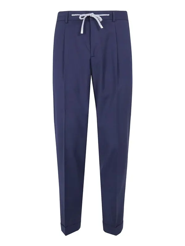 BARBA NAPOLI Roma Chino Trousers - Blue