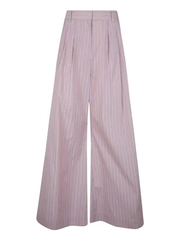 Zimmermann Stripe Wide Leg Pant - Pink