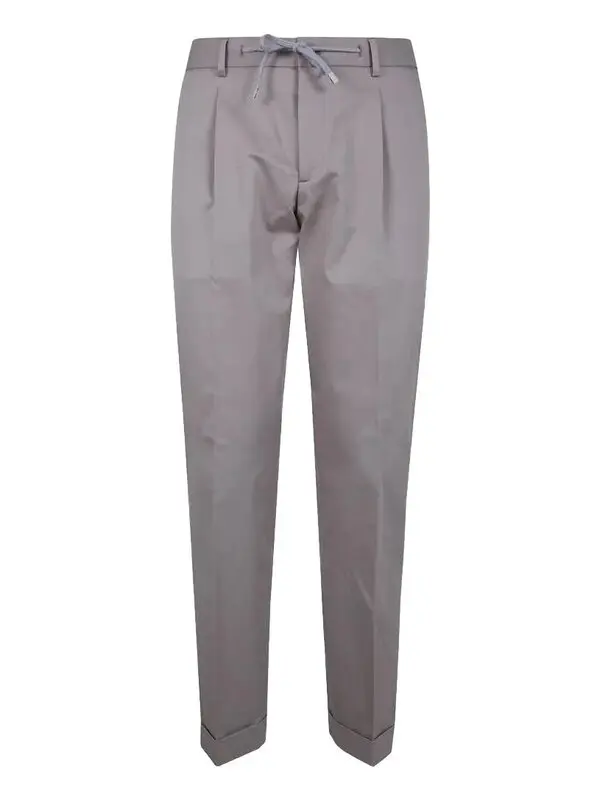 BARBA NAPOLI Roma" Chino Trousers - Gray