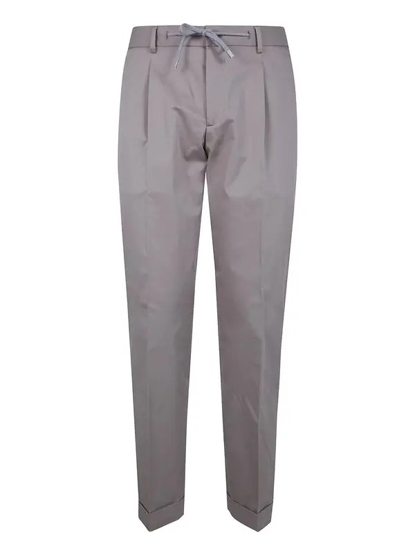 BARBA NAPOLI Roma Chino Trousers - Gray