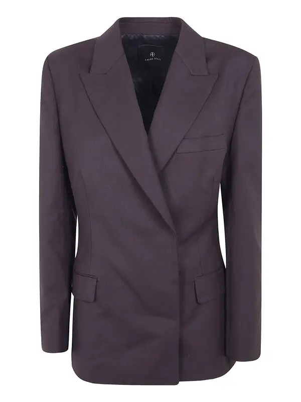 ANINE BING Aretha Blazer Jacket - Brown