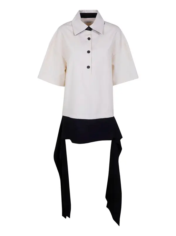 ENTIRE STUDIOS Polo Top - Beige