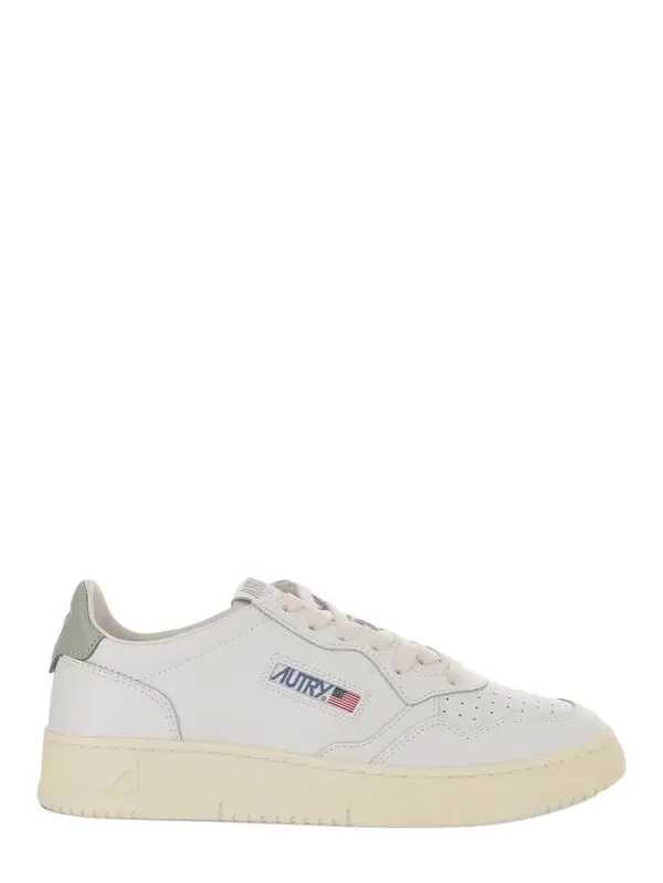 AUTRY Medalist Low Leather Sneakers - White