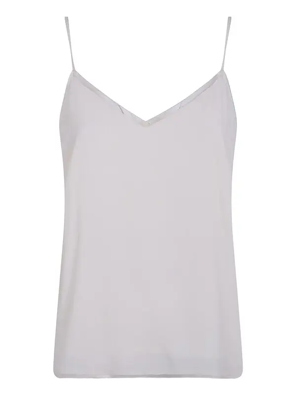 Fabiana Filippi Acetate And Silk Underwear Top - White