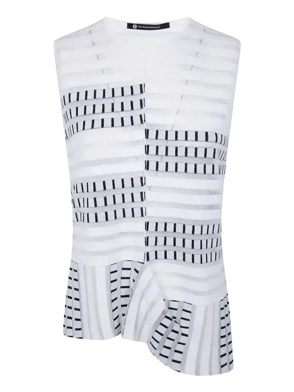 PIERANTONIOGASPARI Jacquard Tank Top - White