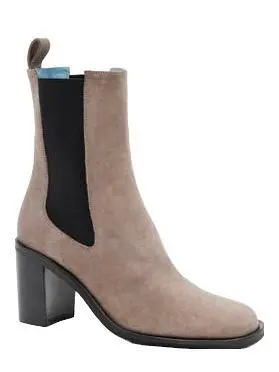 VALENTINA RANGONI Petalo Double Gored Bootie Italian Nabuk 25 - Beige