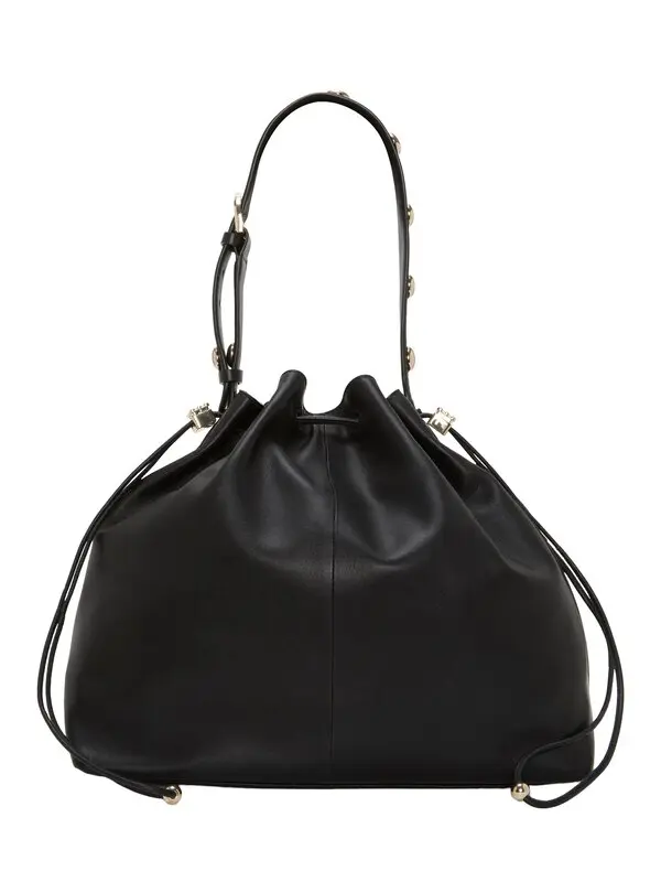 Vince Camuto Pippa Large Studded Bucket Bag - Black Stud