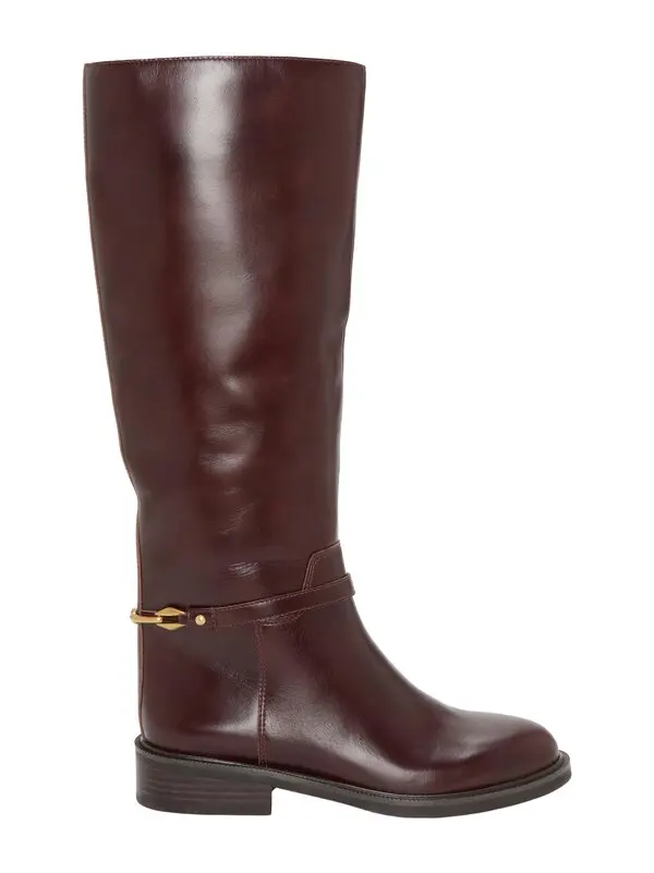 Vince Camuto Adria Extra Wide Calf Knee High Boot - Rich Mahogany