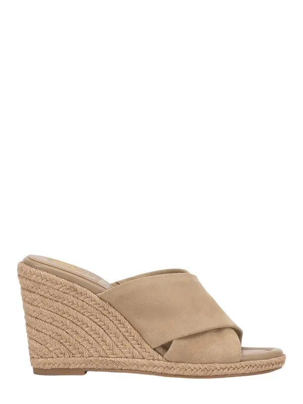 Vince Camuto Fisella Espadrille Wedge Sandal - Tortilla Suede