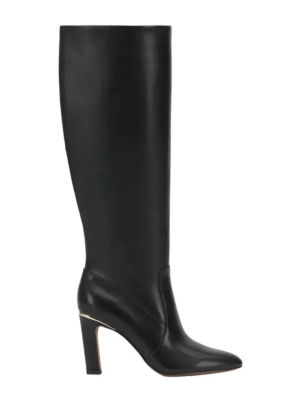Vince Camuto Gylina Extra Wide Calf Knee High Boots - Black