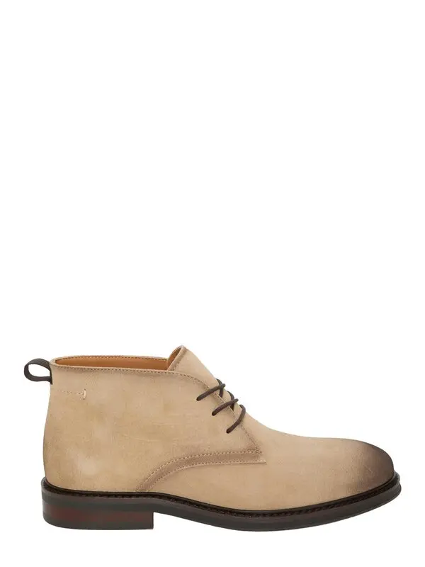 Vince Camuto Presely Chukka Boot - Parchment/dark Brown