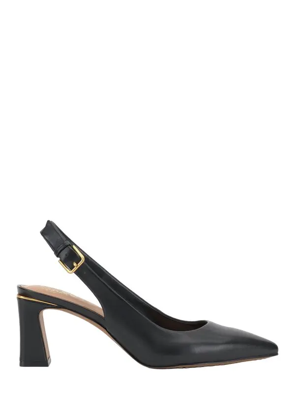 Vince Camuto Hamden Buckle Slingback - Black