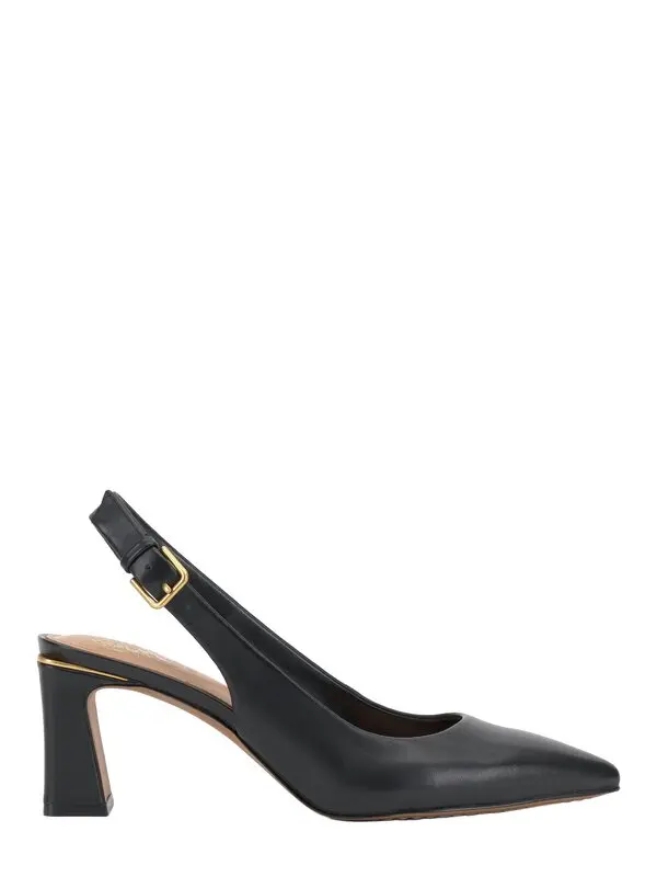 Vince Camuto Hamden Buckle Slingback - Black