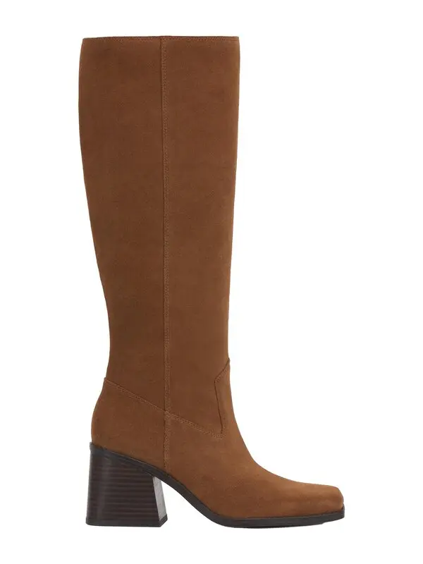 Vince Camuto Sangeti Wide Calf Boots - Burnt Sugar