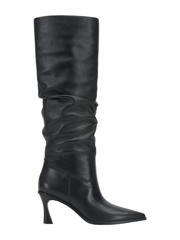 Vince Camuto Kindre Wide Calf Slouchy Knee High Boot - Black