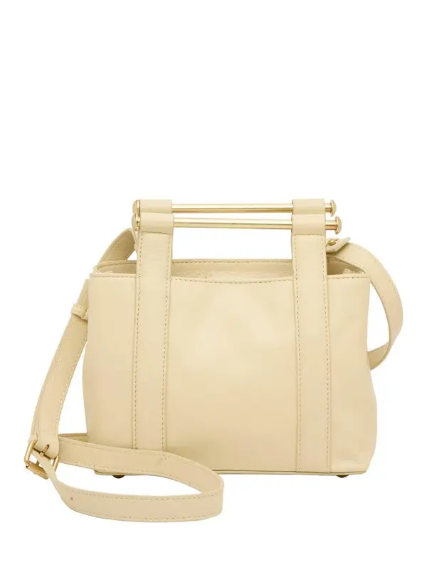 Vince Camuto Jayda Satchel Bag - Lemon Custard