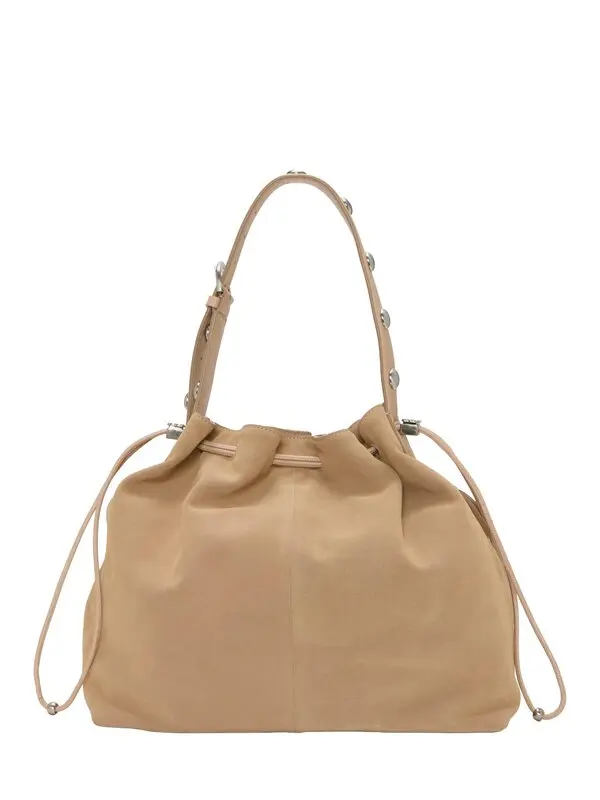 Vince Camuto Pippa Large Studded Bucket Bag - Cappuccino Stud