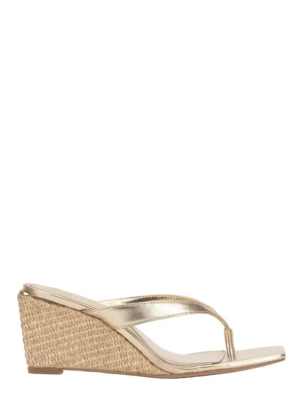 Vince Camuto Cianna Wedge Sandal - Egyptian Gold