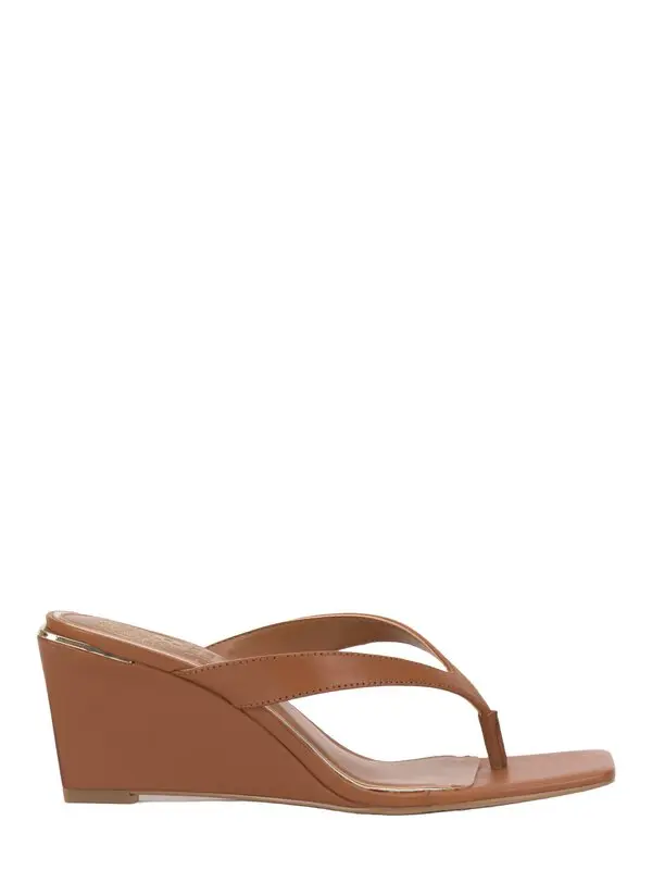Vince Camuto Cianna Wedge Sandal - Golden Walnut