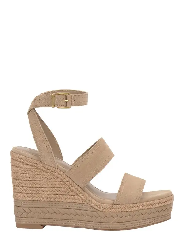 Vince Camuto Esmia Espadrille Wedge Sandal - Tortilla Suede