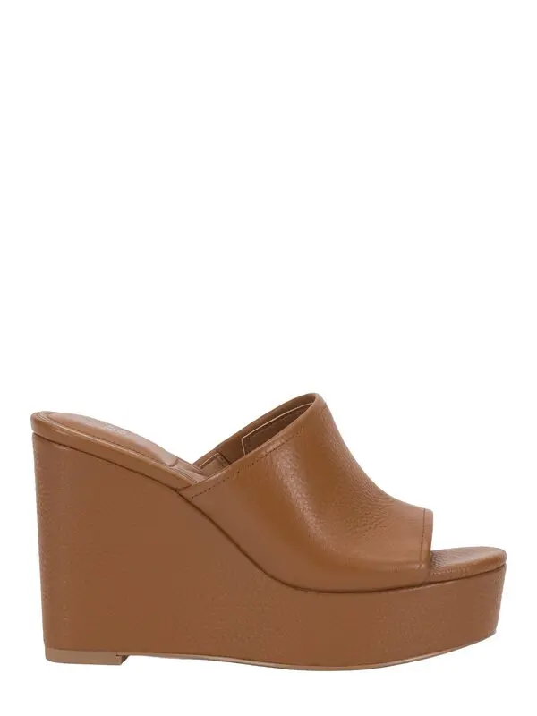 Vince Camuto Etta Wedge Sandal - Golden Walnut