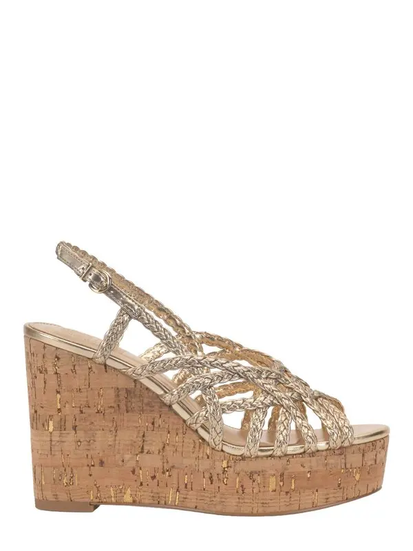 Vince Camuto Elody Wedge Sandal - Egyptian Gold
