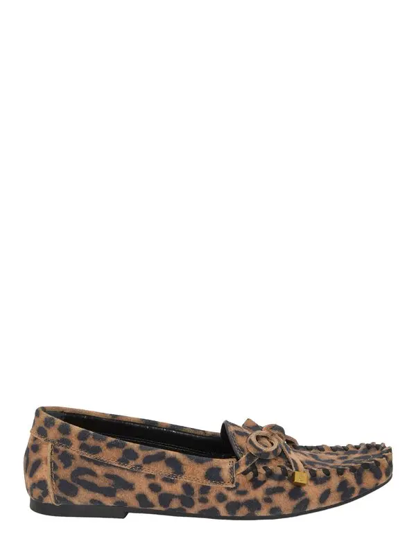 Vince Camuto Katenas Flat Loafer - Black/natural Leather