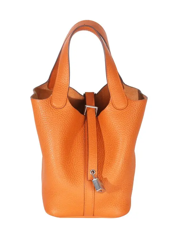 Hermès Picotin Lock 18 Phw - Orange