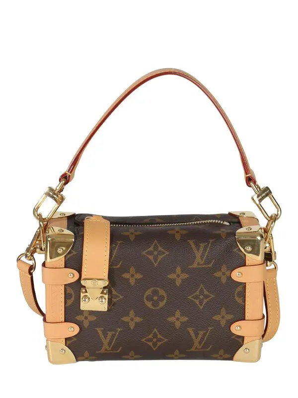LOUIS VUITTON Monogram Canvas Side Trunk Pm - Brown