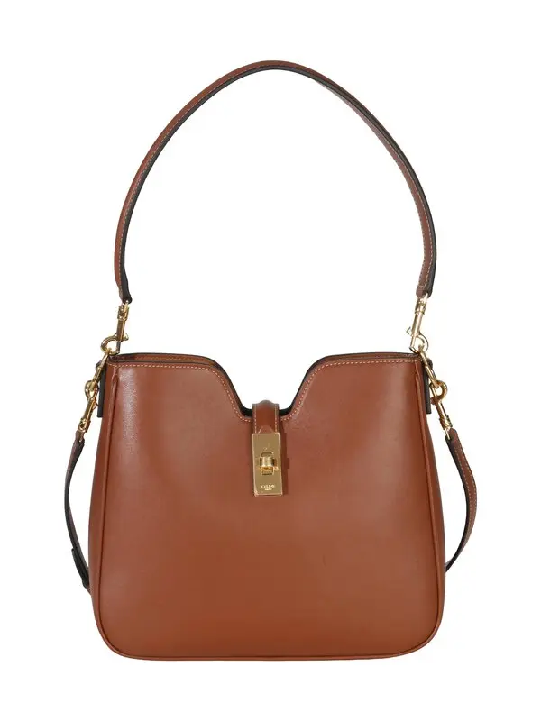 Celine Smooth Calfskin Camille 16 Soft Shoulder Bag - Brown