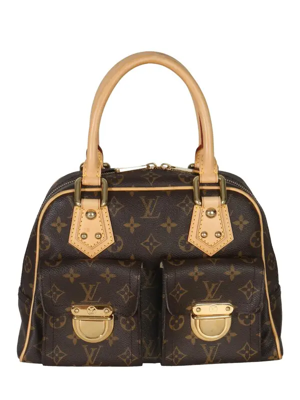 LOUIS VUITTON Monogram Canvas Manhattan Pm - Brown