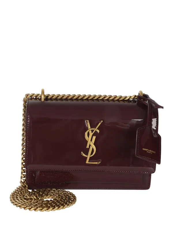 Saint Laurent Sunset Shoulder Bag - Red