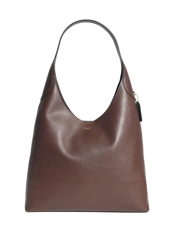 COACH Leather Brooklyn 39 Shoulder Bag - Brown