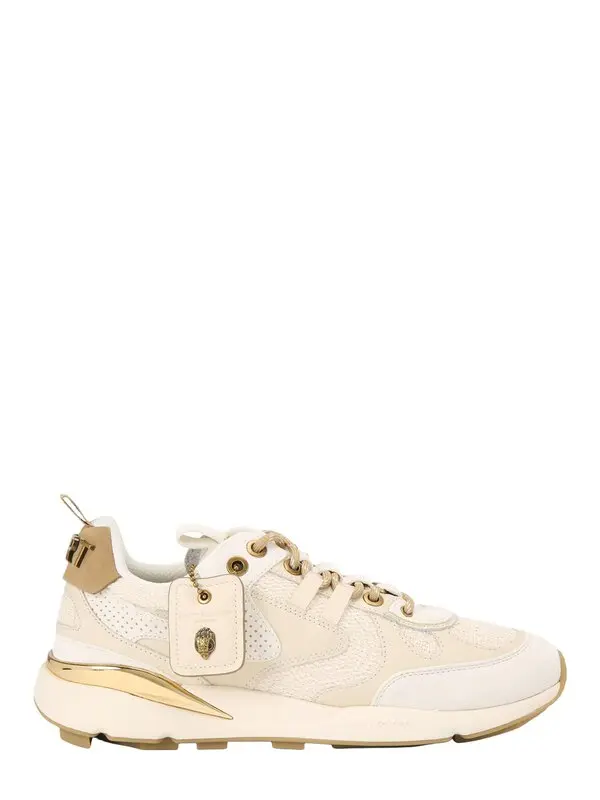 Kurt Geiger Suede-trim Runner Low-top Sneakers - White