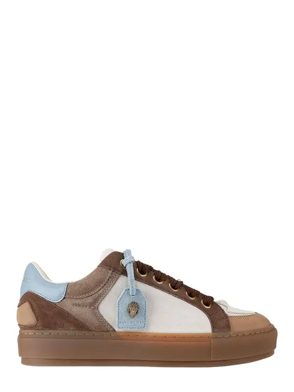 Kurt Geiger Southbank Tag Suede Sneakers - Brown
