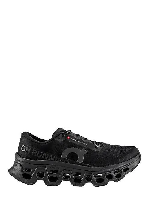 On Cloudmonster 3 Woven Trainers - Black Black