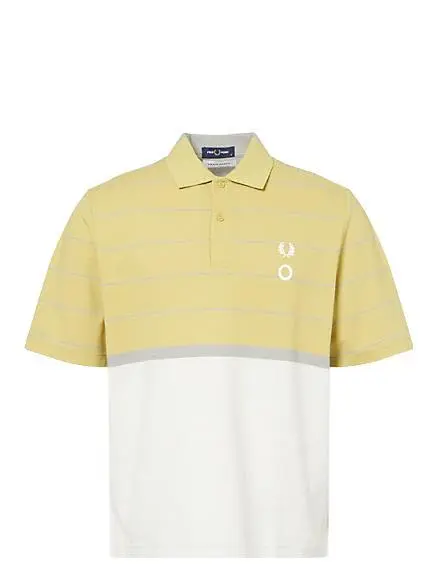 Fred Perry X Craig Green Logo-embroidered Cotton Polo T-shirt - Uniform Off-white