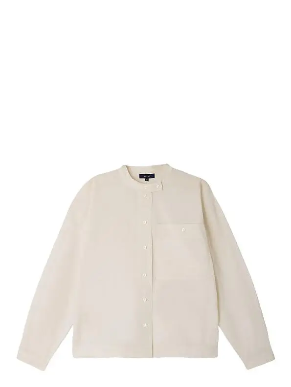 Soeur Relaxed-fit Cotton Shirt - Blanc Perle