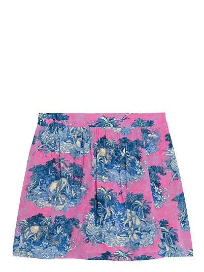 Zadig&Voltaire Jadys Floral-print Woven Mini Skirt - Lady