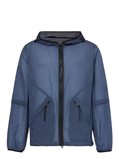 Moncler Sidus Hooded Woven Jacket - Medium Blue