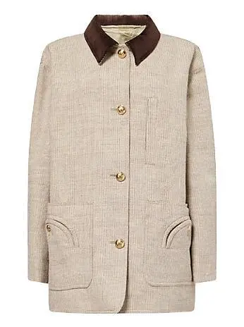 BLAZÉ MILANO Cotton-blend Jacket - Sand