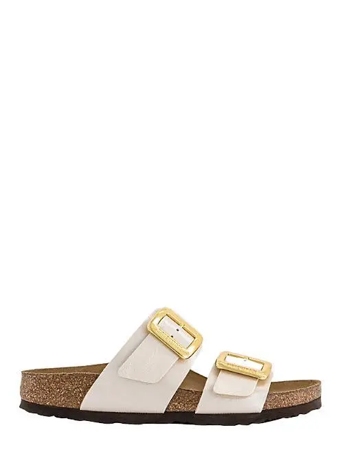 BIRKENSTOCK Sydney Faux-leather Sandals - Graceful Pearl White