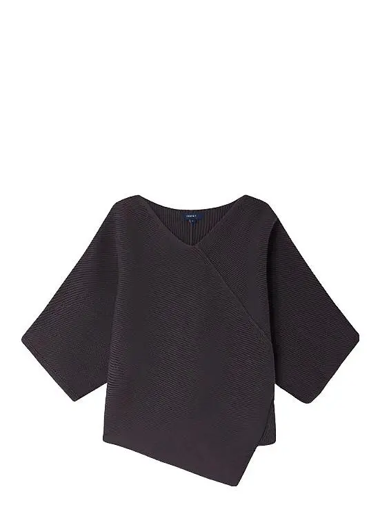 Soeur Essaouira Short-sleeve Cotton Jumper - Gris Aubergine