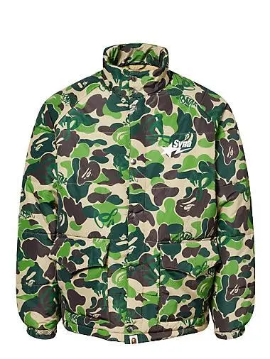 A BATHING APE X Spotify X Syna Camo-print Woven Jacket - Green