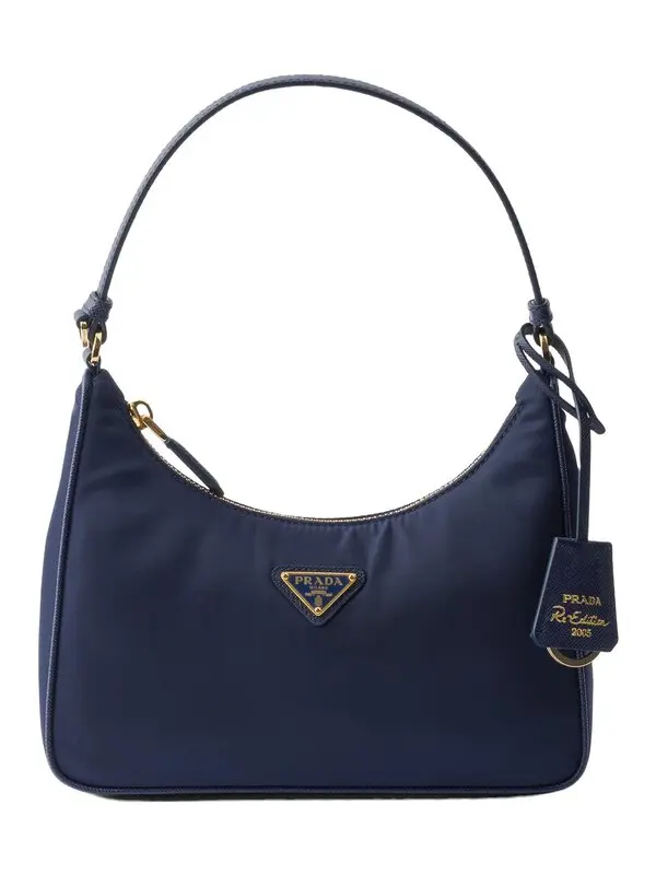 Prada Re-edition 2005 Re-nylon And Saffiano Mini Bag - Blue