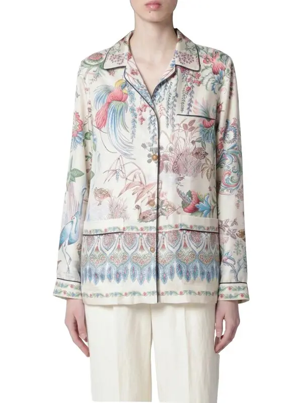 Etro Paisley Print Twill Shirt - Multicolor