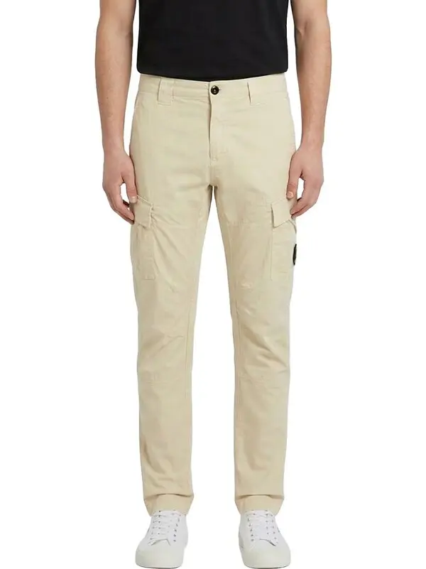 C.P. COMPANY Cotton Cargo Trousers - Beige