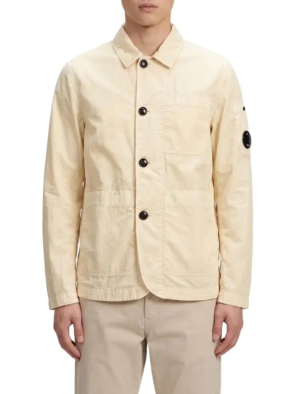 C.P. COMPANY Textured Jacket - Beige